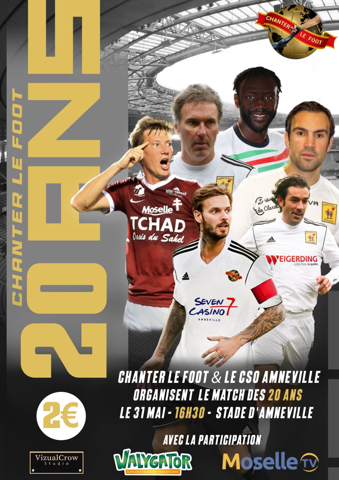 Célébration des 20 ans de Chanter le foot - Pays Orne Moselle